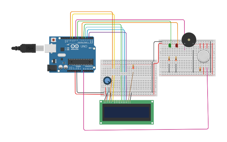 Circuit design ProjetoFinal - Tinkercad