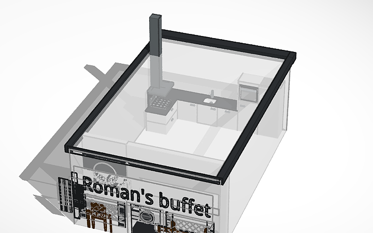 3D design restaurant period 3 - Tinkercad