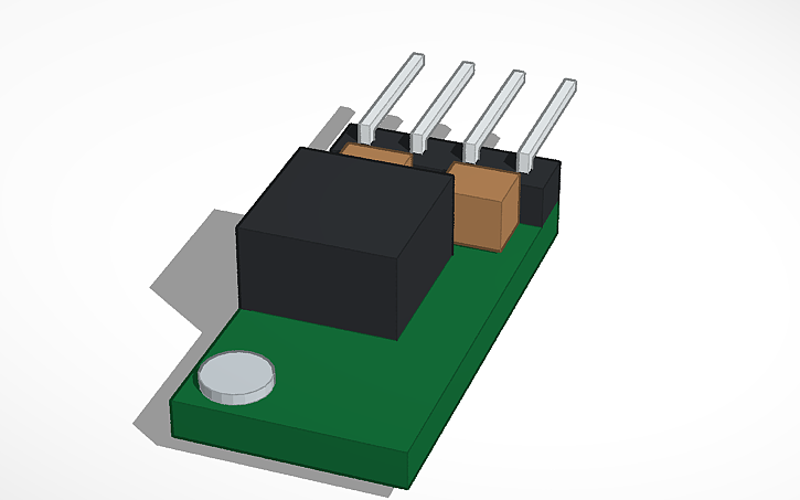 3D design HW-613 Step Down Module - Tinkercad