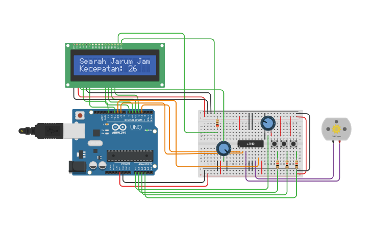 Circuit design Project Team 4 - Tinkercad