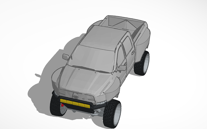 3D design 2017 Dodge Ram Runner - Tinkercad