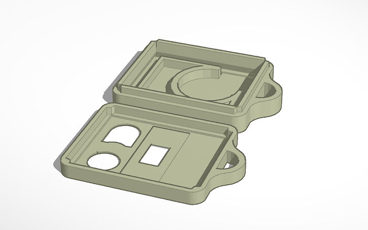 3D design Ford Key Fob - 3 Button - Tinkercad