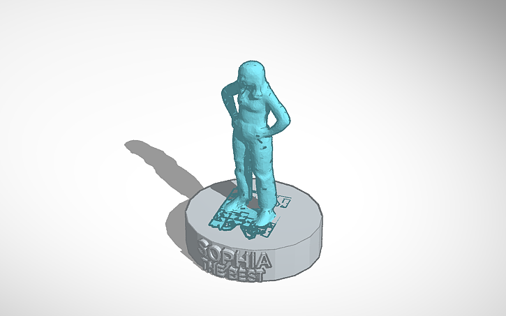 3D design Real life statue | Tinkercad