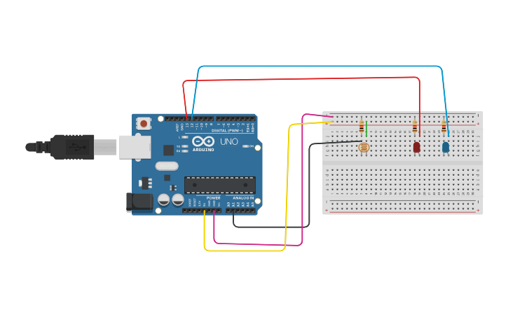Circuit design Assignment 4 level 1 ARDUINO - Tinkercad