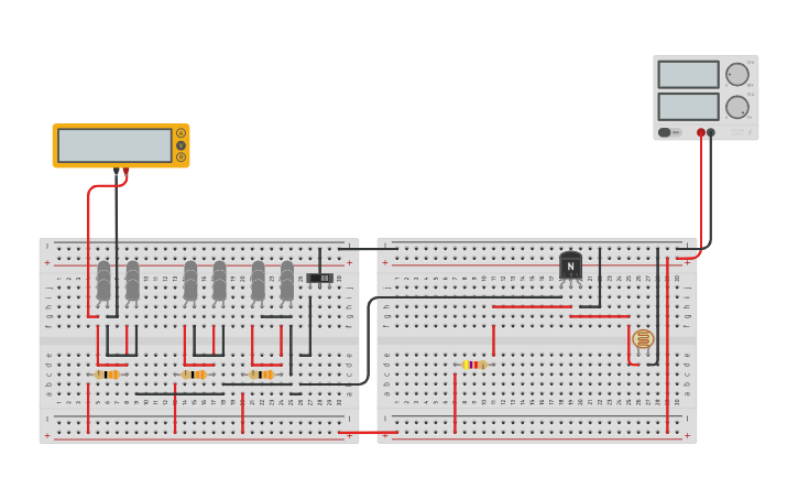 Circuit design Circuit 2 - Tinkercad