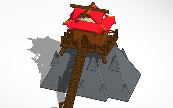 3D design Impa's house - Tinkercad