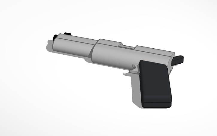 3D design pistol | Tinkercad