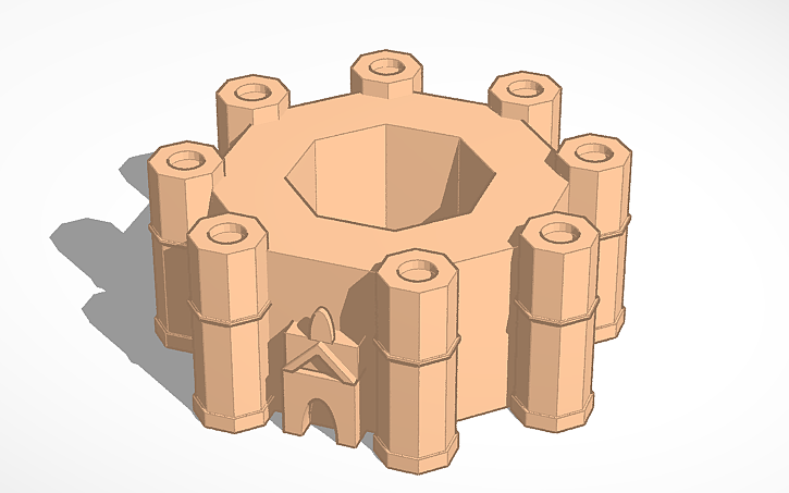 3D design Castel del Monte | Tinkercad