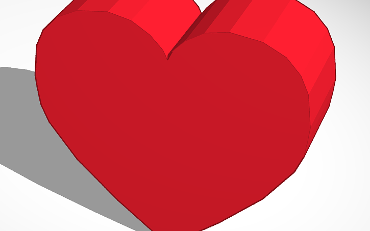 3D design Corazon - Tinkercad