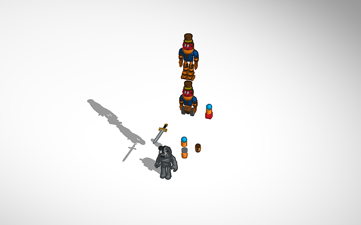 3D design Duocara recrated - Tinkercad