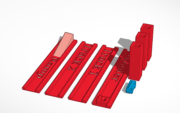 3D design Hot wheels Track - Tinkercad