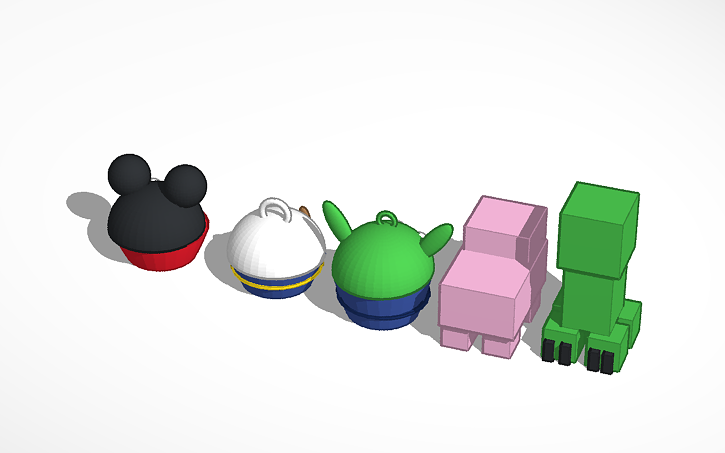 3d Design Characters Tinkercad