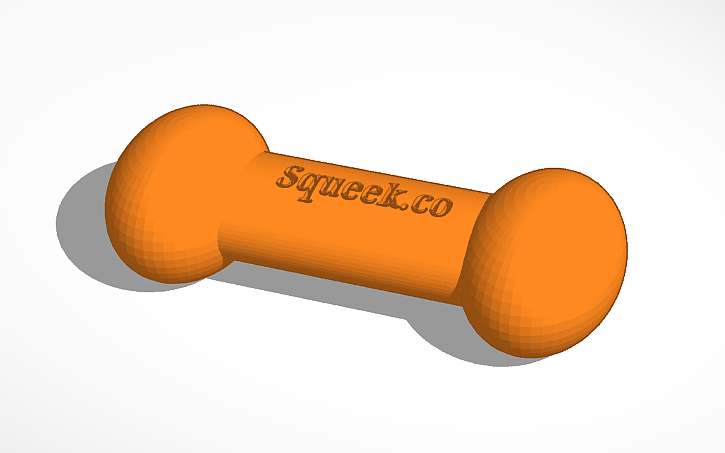 3D design Squeek.co Squeaky Toy for Dogs - Tinkercad