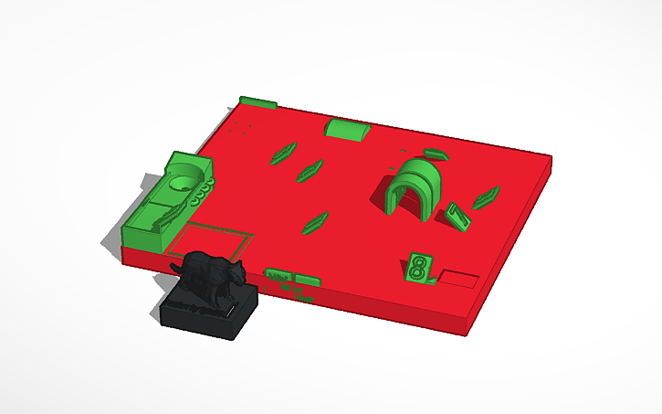 3D design mini mini golf - Tinkercad