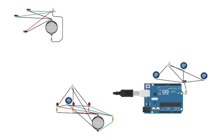 Circuit design RGB LED Light | Tinkercad