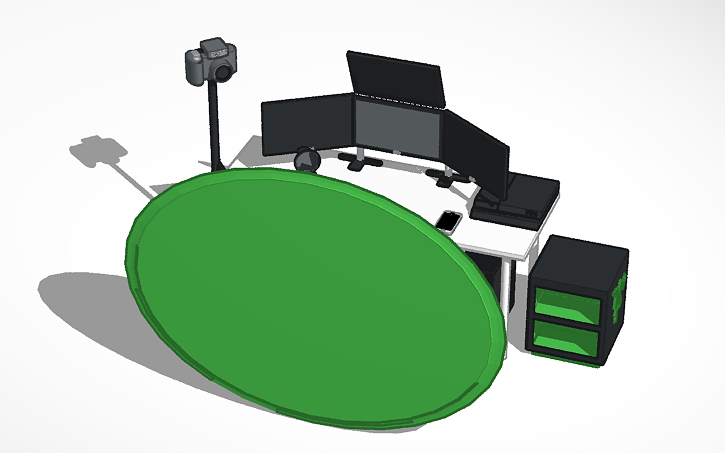 3d Design Gaming Setup Tfue Tinkercad