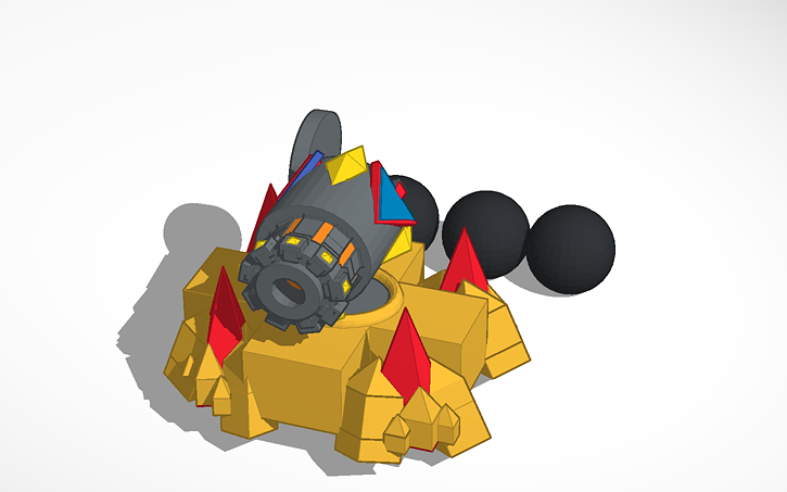 3D design cannon | Tinkercad