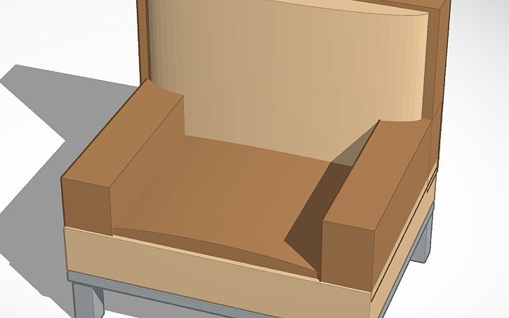 3D design Chair - Tinkercad