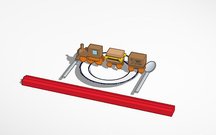 3D design The Burger Express (Food Challenge) - Tinkercad