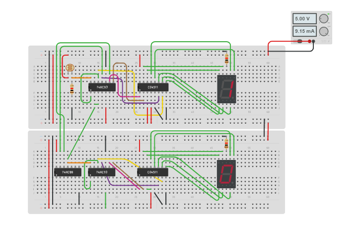 Circuit Design 0 99 Counter Tinkercad