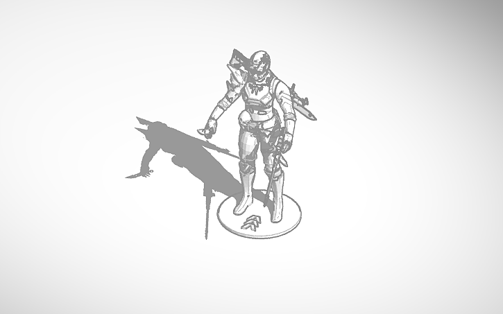 3D design Destiny’s hunter | Tinkercad