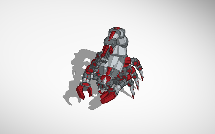 3D design Scorpion Mecha - Tinkercad