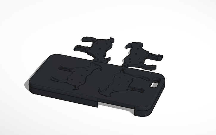 3D design I-phone goat case - Tinkercad