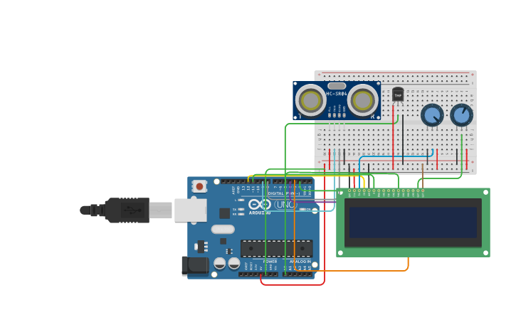Circuit design monitor | Tinkercad