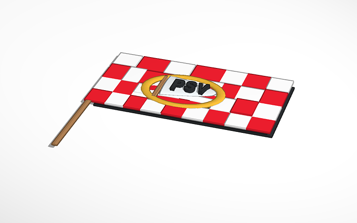 3D design psv vlag | Tinkercad