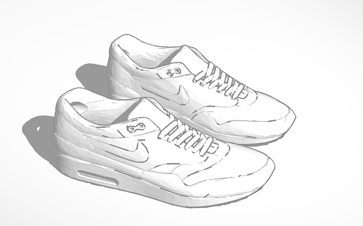 3D design Nike Shoes - Tinkercad