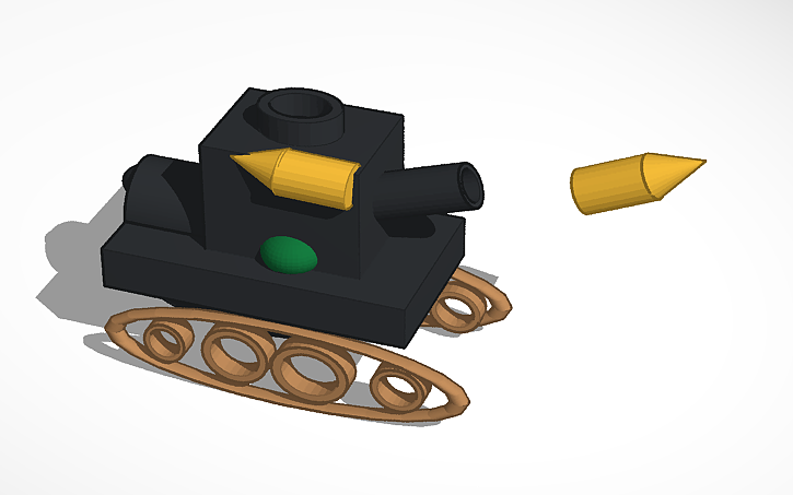 3D design tank | Tinkercad