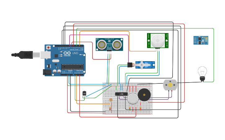 Circuit Design Wifi Module Esp8266 Tinkercad 6282