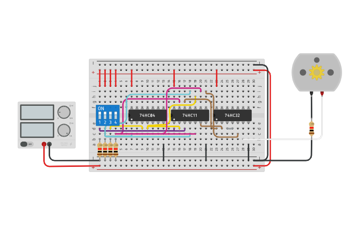 Circuit design Pregunta 2 - PC5 - Tinkercad