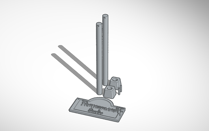 3D design Fantasyland station banner | Tinkercad