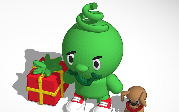 3D design Grinch - Tinkercad