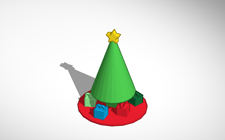3D design Christmas tree - Tinkercad