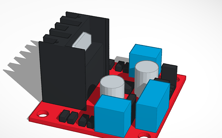 3D design H Bridge - Tinkercad