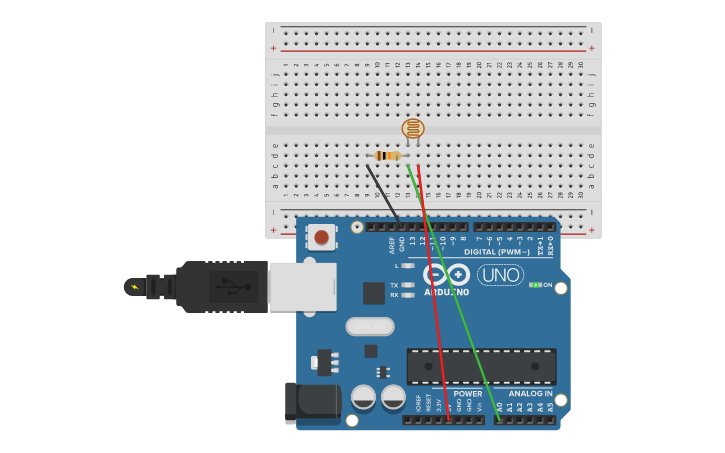 Circuit design El sensor de luminosidad en Arduino// María Miranda ...