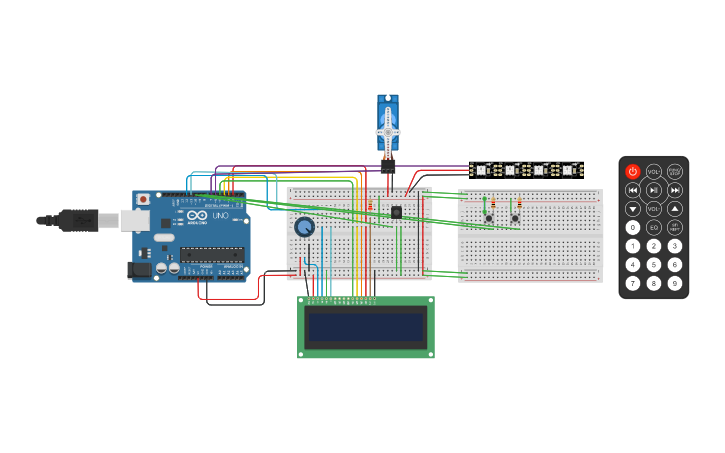 Circuit design RAMPA - Tinkercad