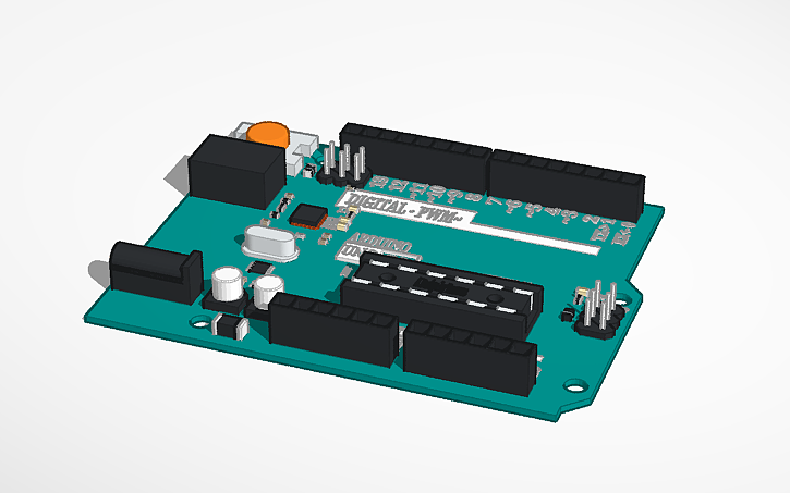 3d Design Arduino Uno Tinkercad