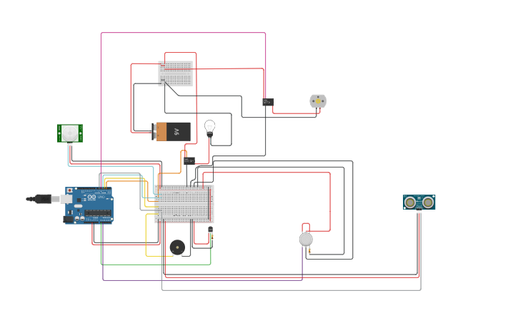 Circuit Design Smart Home Automation System Tinkercad