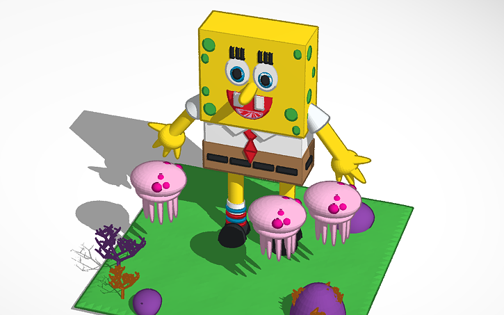 3d Design Spongebob Tinkercad
