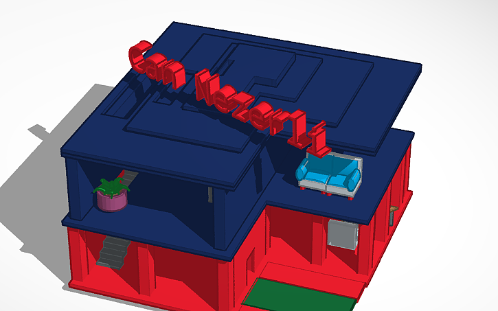 3D design Balaca Villa #1 - Tinkercad