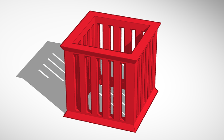 3D design Character cage - Tinkercad