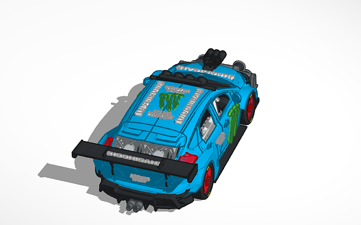 3D design Monster Energy Ford Focus ST Wide Body w/NOS Version 1.1 ...