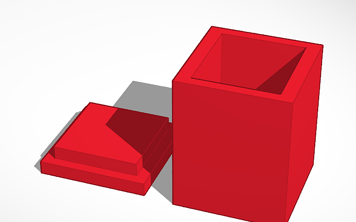 3D design Hollow Box - Tinkercad