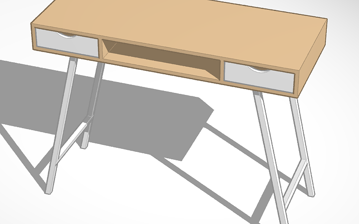 3D design Desk - Tinkercad
