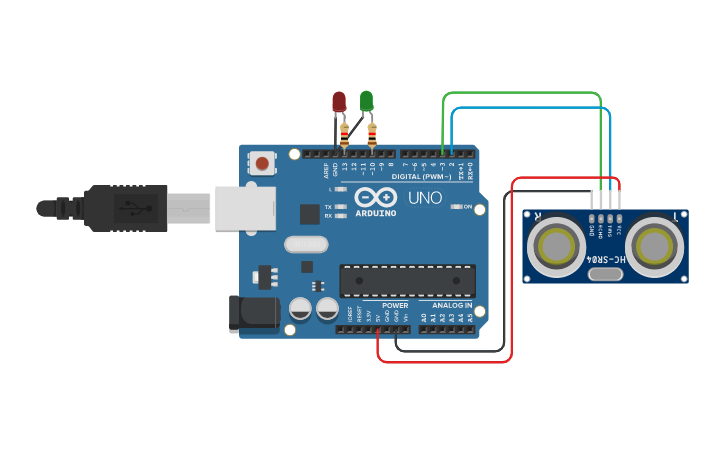 Circuit design Latihan 2 - Tinkercad