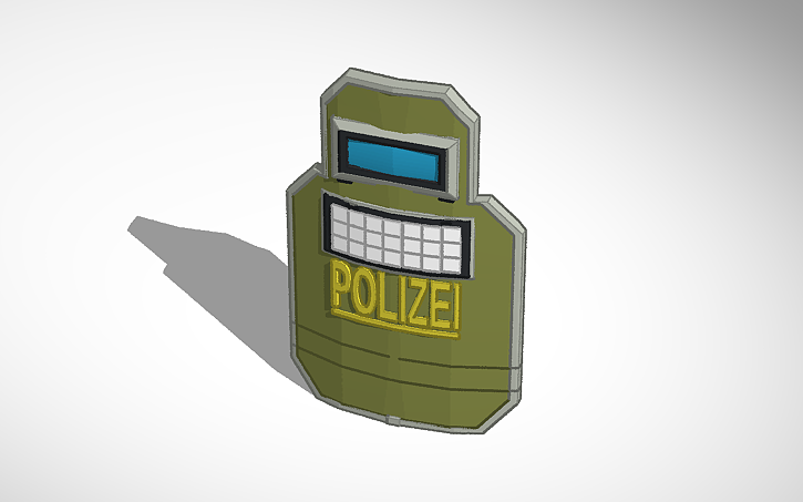 3D design Blitz G-52 Tactical Shield - Tinkercad