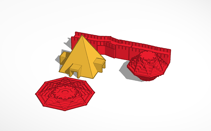 3D design super weird pyramid | Tinkercad